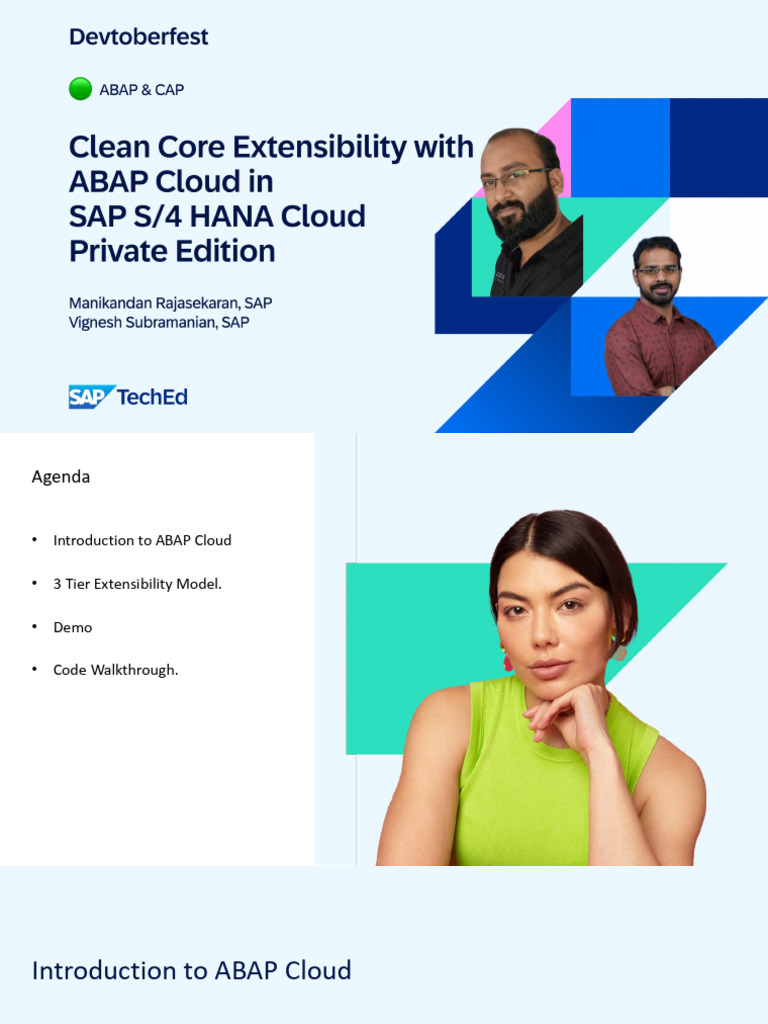 Clean Core Extensibility With ABAP Cloud in SAP S - 4HANA Cloud Private Edition | PDF