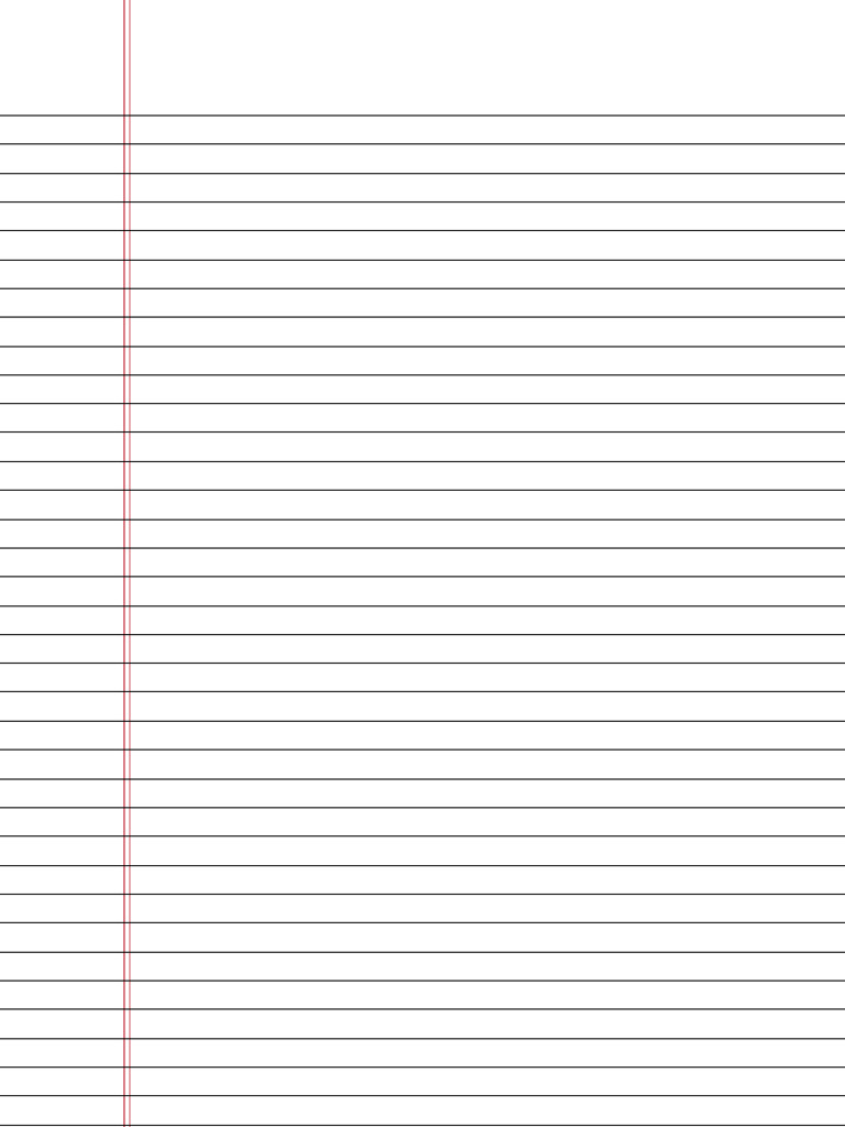 A4 Lined Portrait Letter College Unlocked | PDF