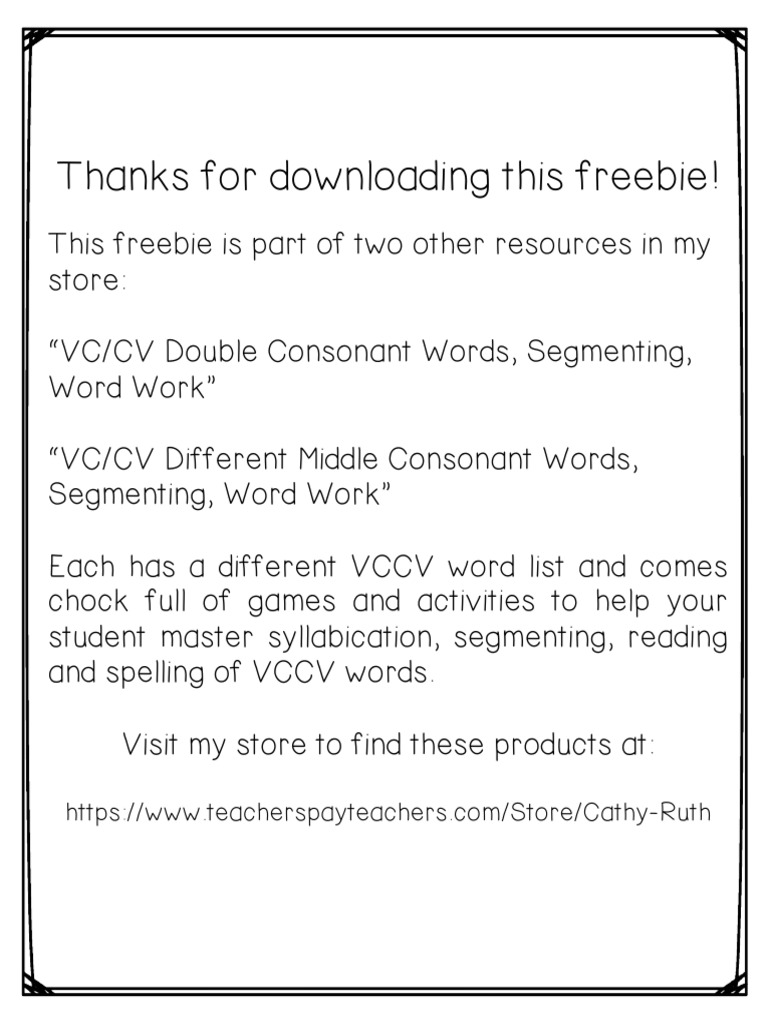 Thanks For Downloading This Freebie! | PDF