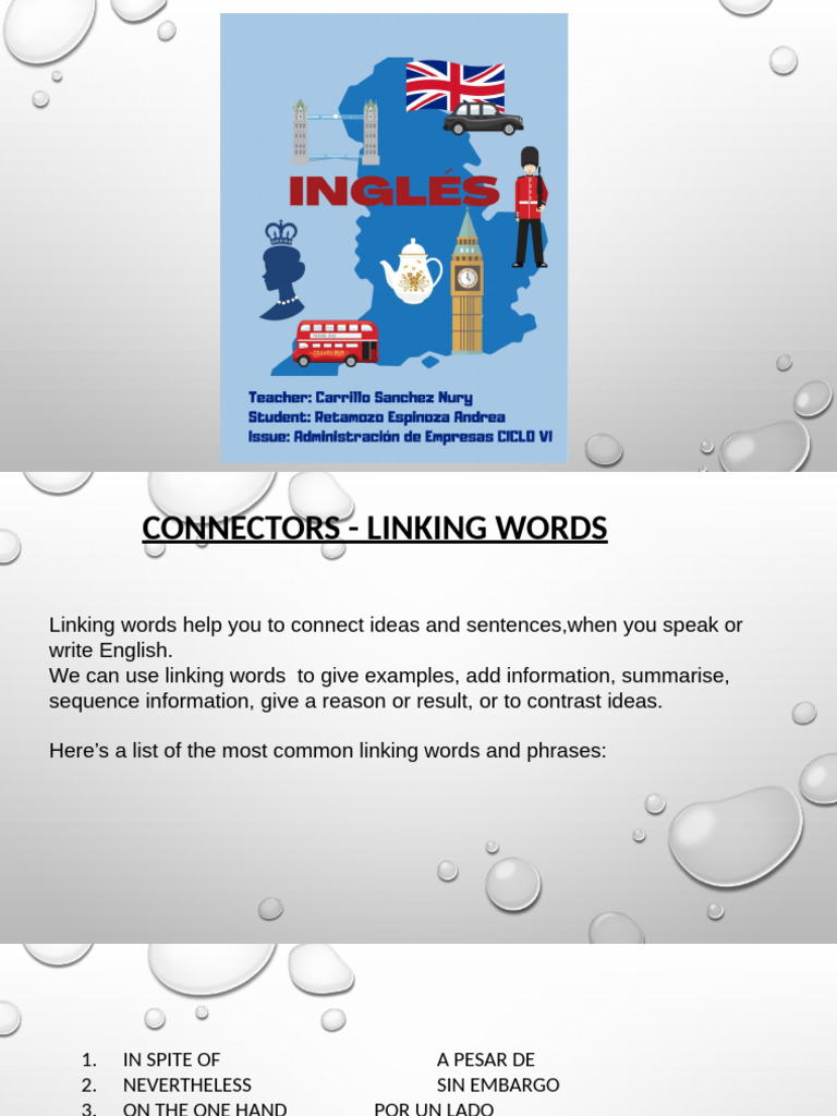 Connectors Meaning | PDF