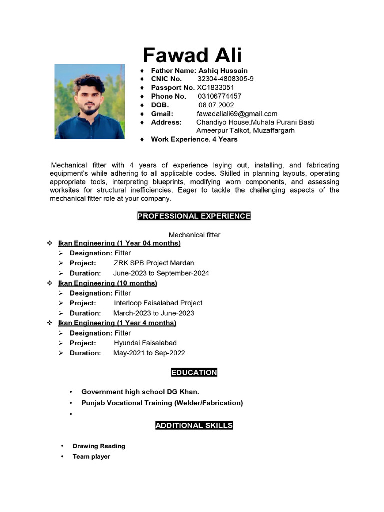 Fawad Ali All Documents | PDF