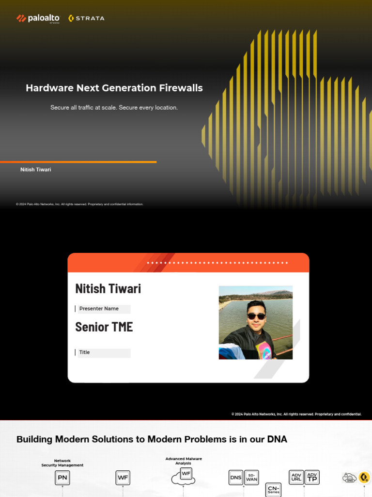 Hardware PA-Series - Netsec Day - SEs | PDF