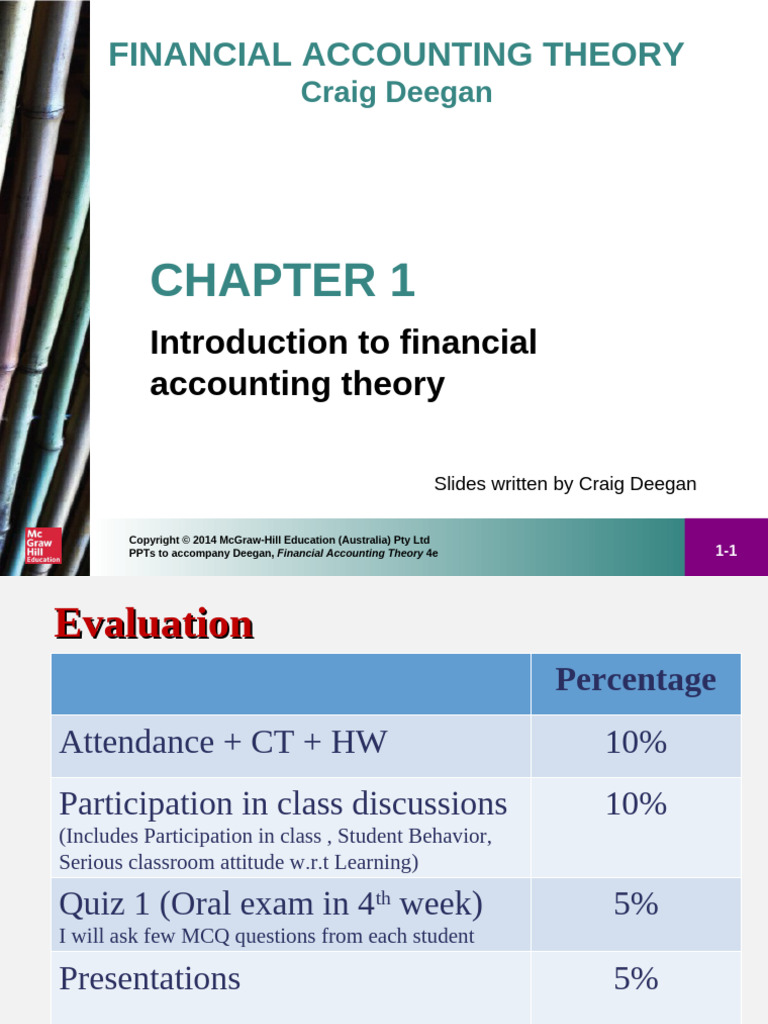 DeeganFAT4e PPT ch01 | PDF