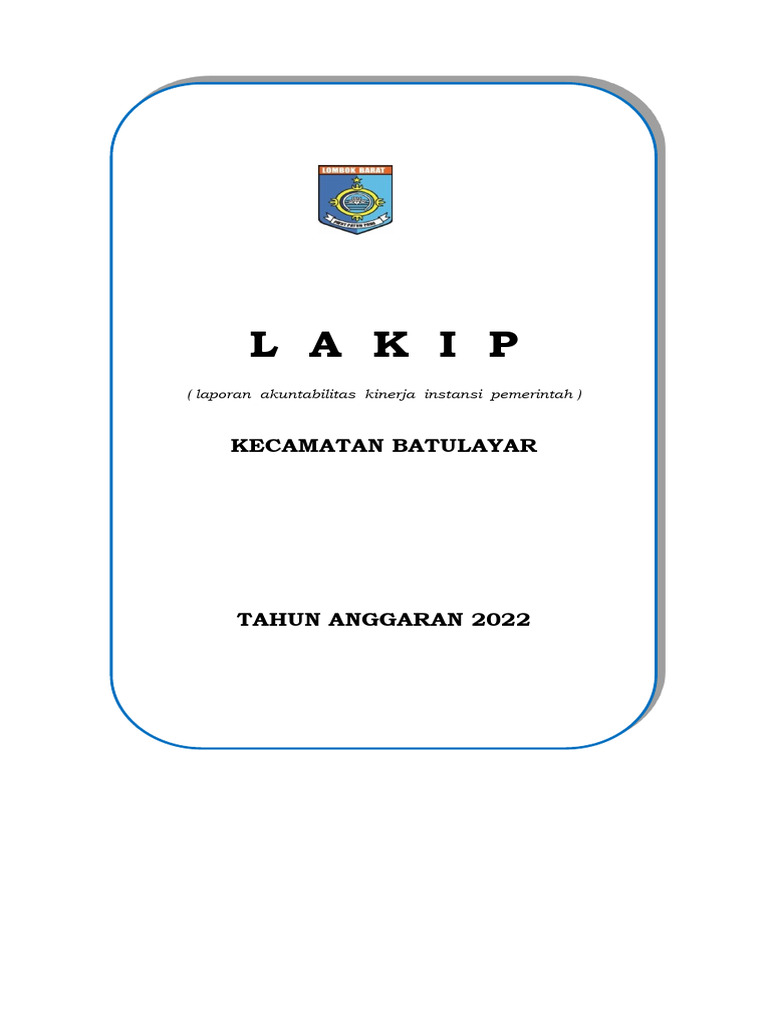 Dokumen Lakip 2022 | PDF