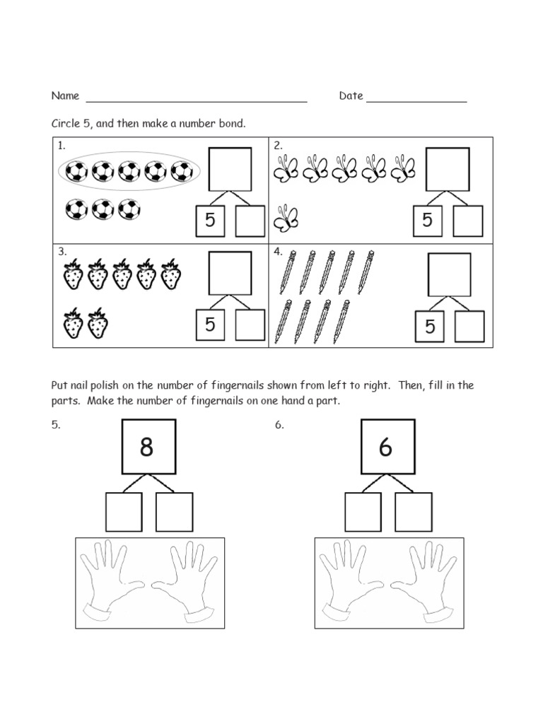 Sum and Differences to 10 | PDF