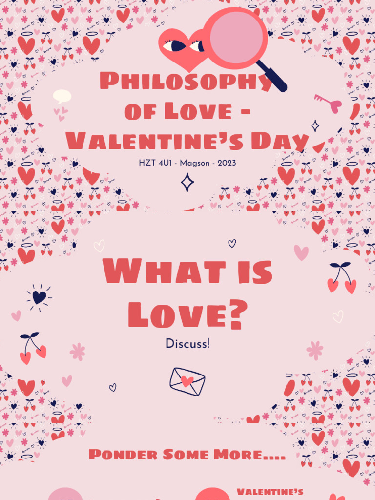 7 Philosophy of Love - Valentines Lesson HZT4U1 | PDF