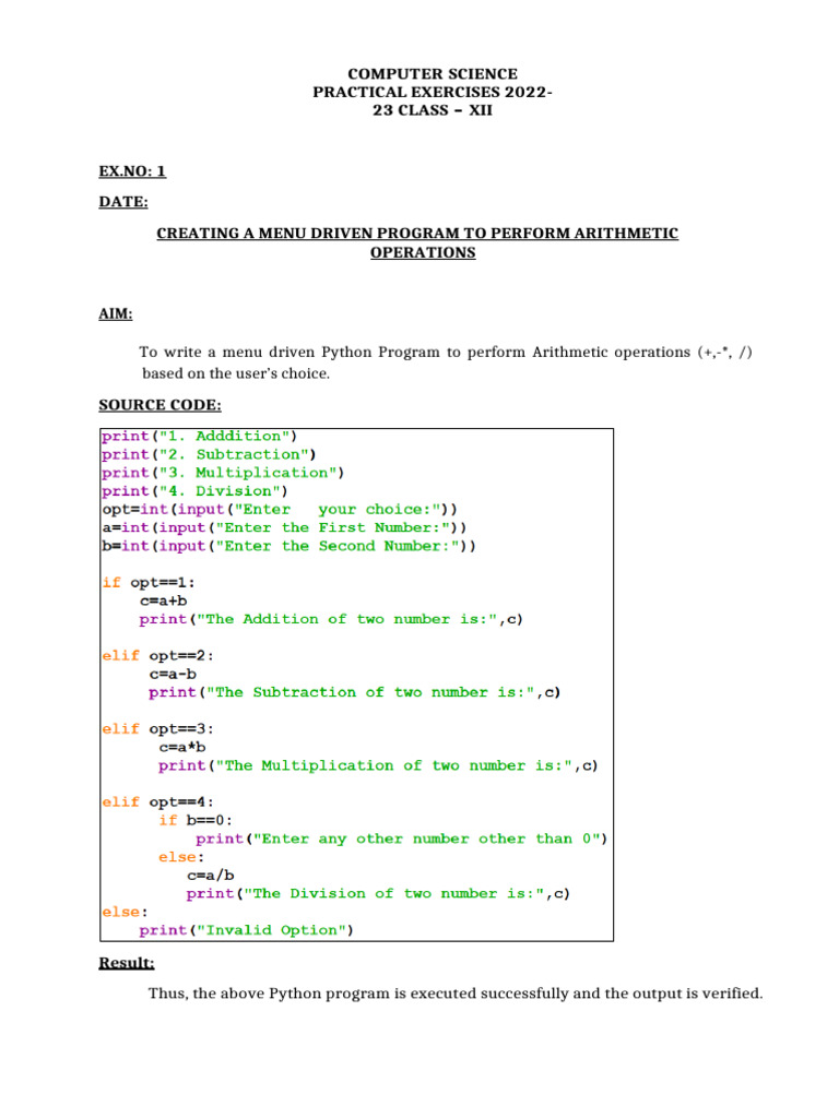 Final Practical 2023-24 | PDF