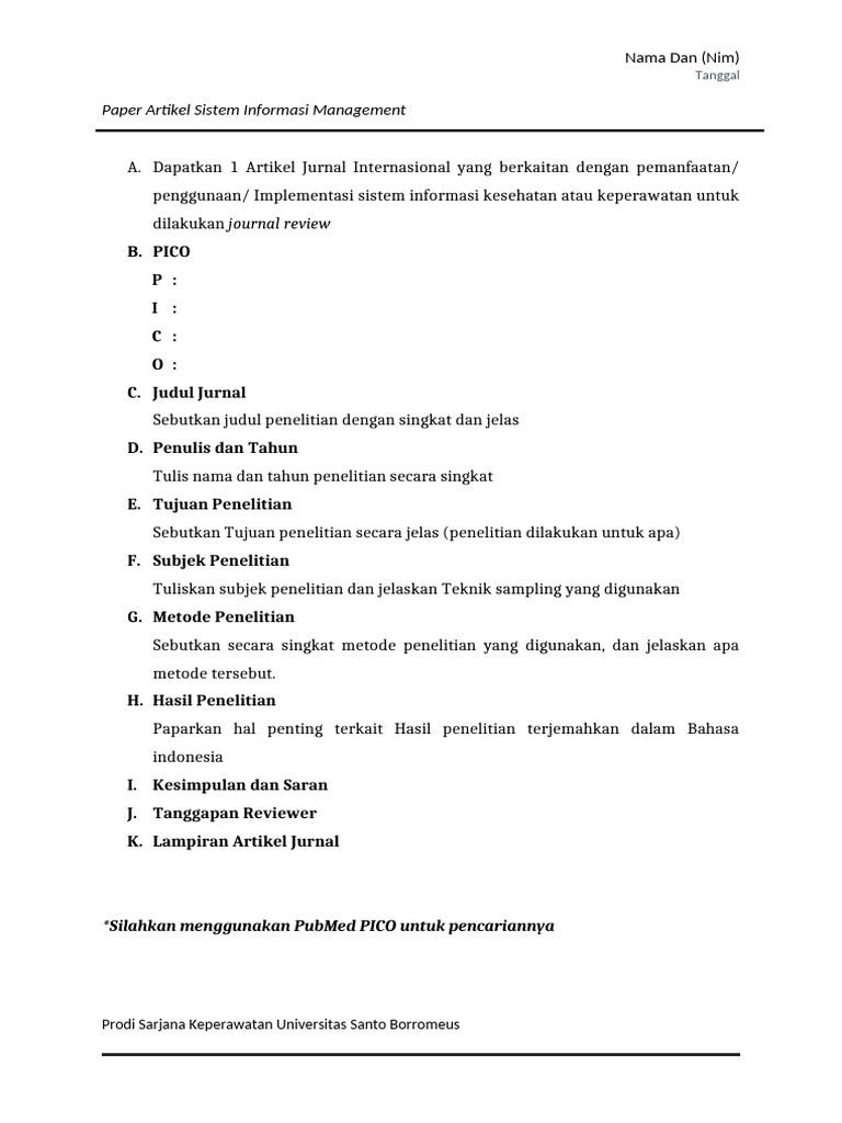 Format Paper Jurnal | PDF