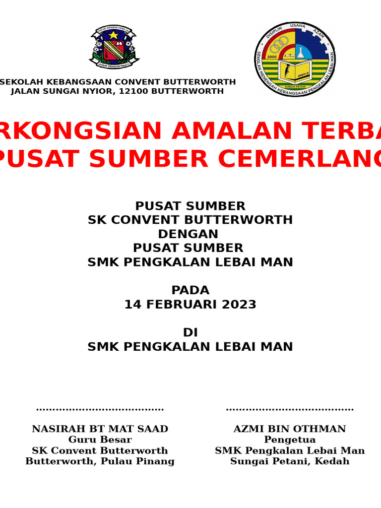 Sijil Kolaborasi 2023 SARINA | PDF