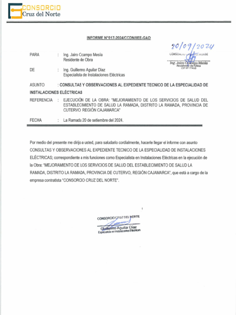 CARGO INFORME N°17 | PDF