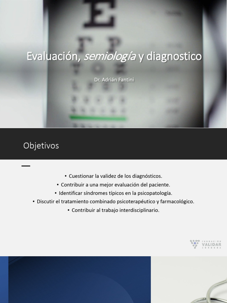 Evaluacion Semio y Diagnostico. Fantini | PDF