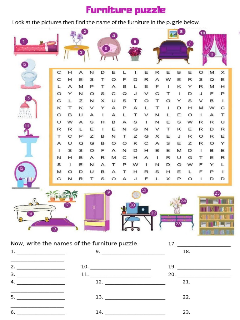 Puzzle Furniture | PDF