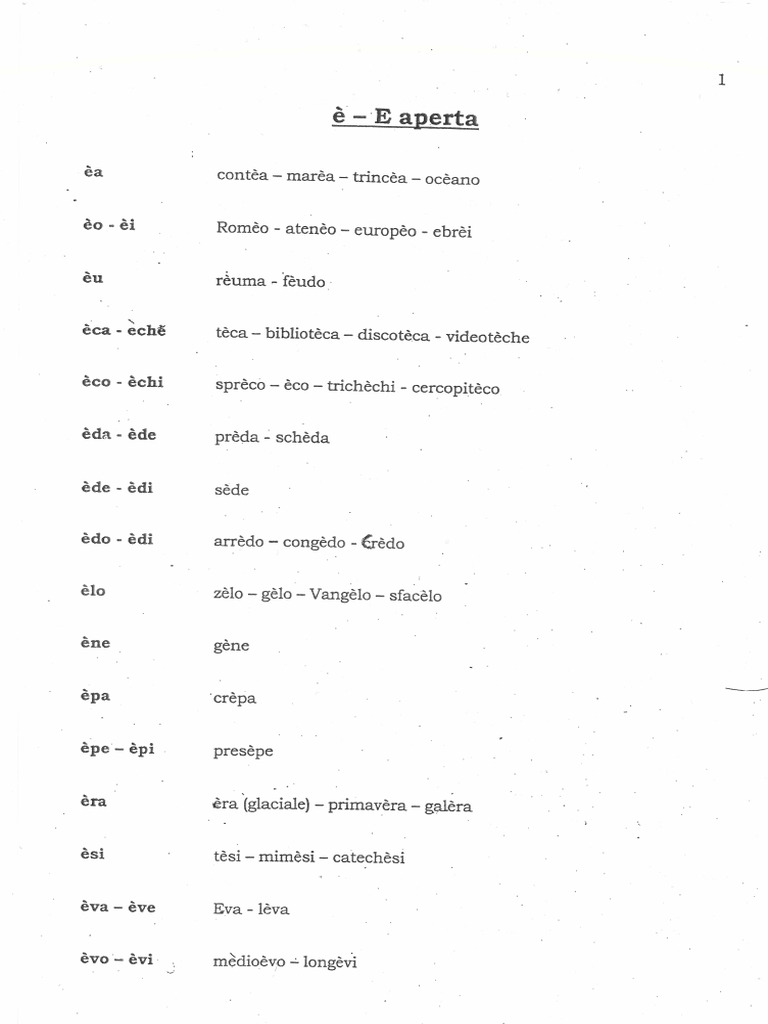 Dispense Di Dizione Regole Fonetiche Ed Esercizi | PDF