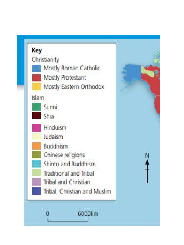 Religion Map 1 Print | PDF