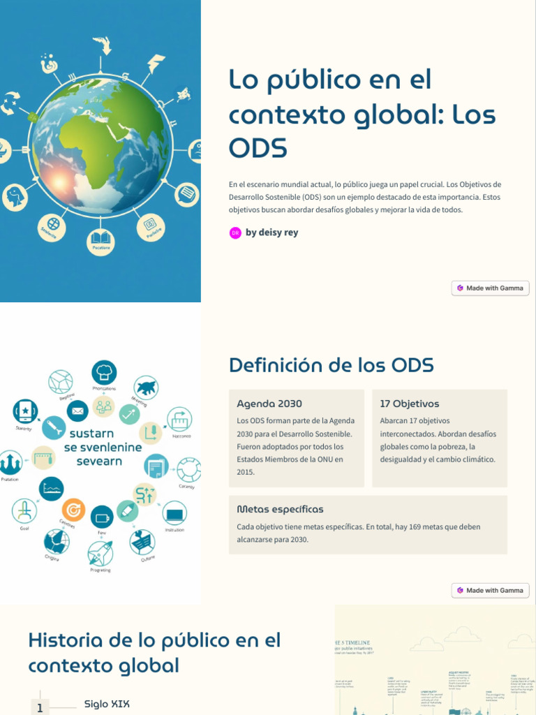 Lo-publico-en-el-contexto-global-Los-ODS | PDF