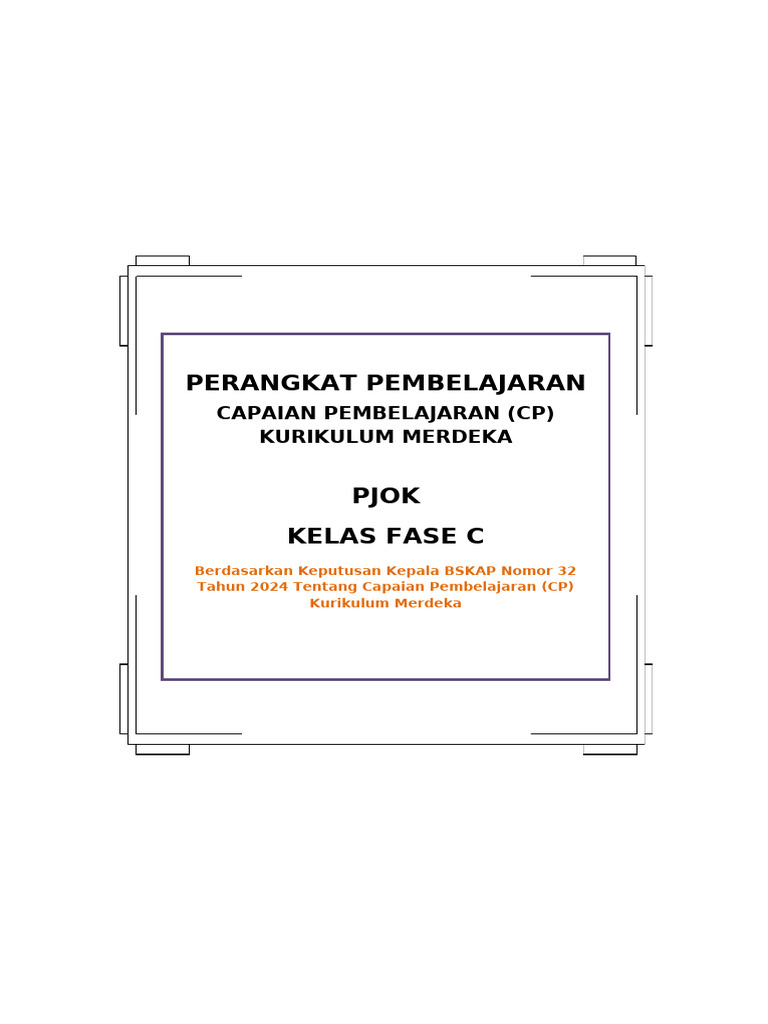 2. CP PJOK FASE C KLS 5-6 | PDF