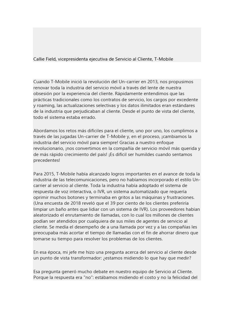 Caso T-Mobile | PDF