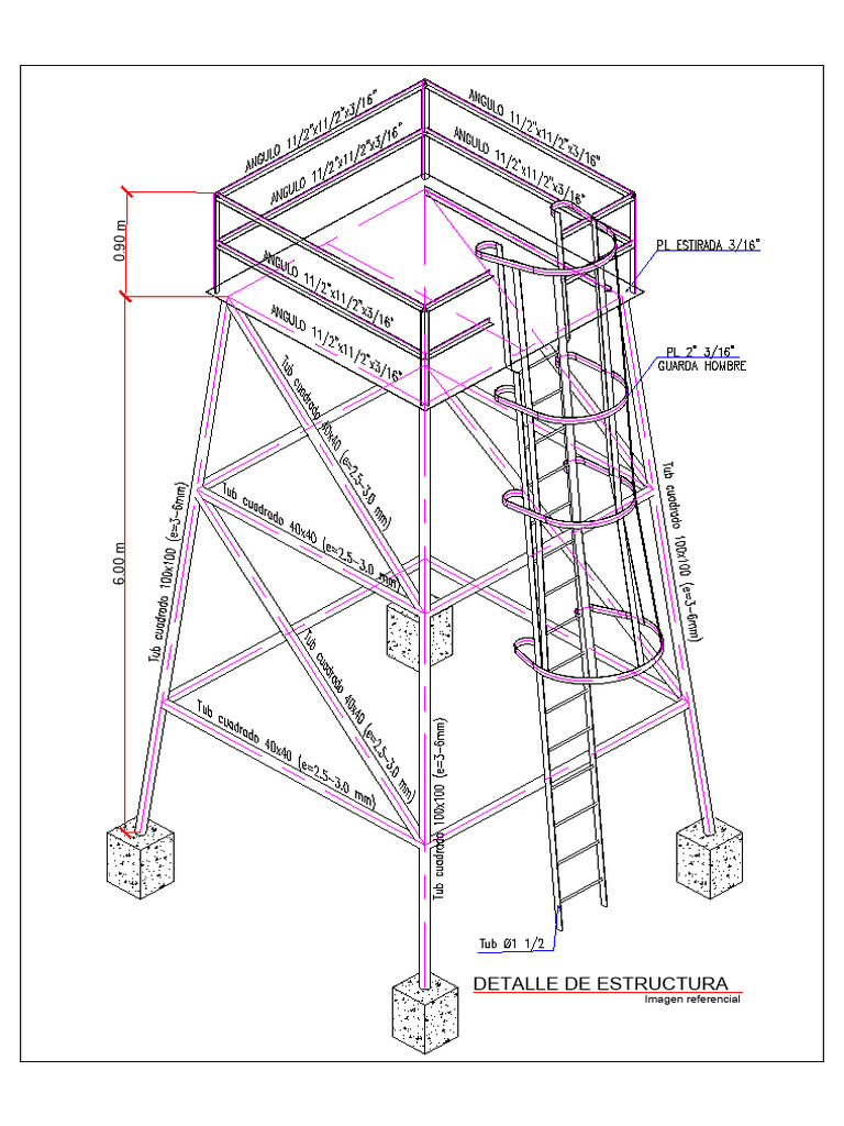 Estructura Tanque Elev | PDF