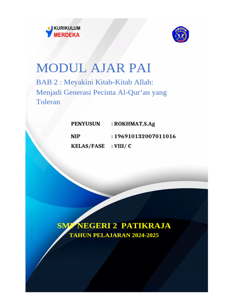 Cover Modul Supervisi | PDF