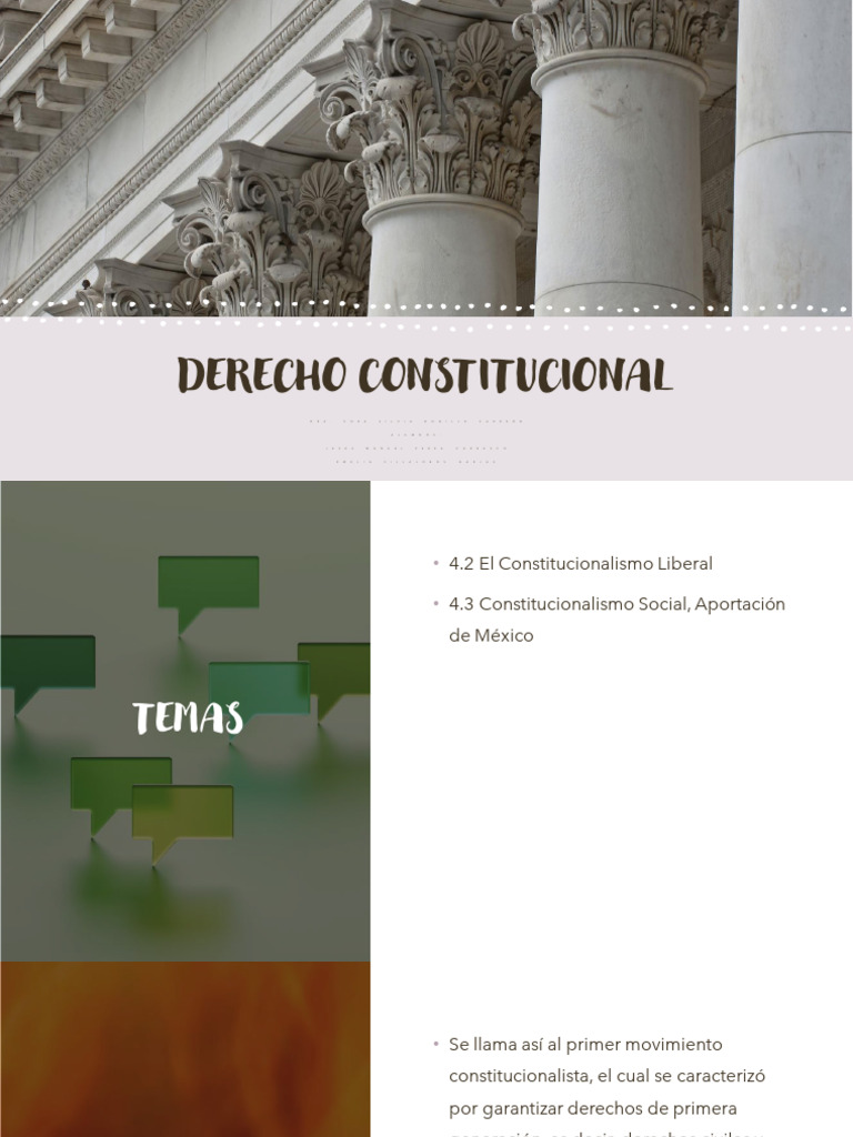 Constitucionalismo Liberal | PDF | Constitución | Política