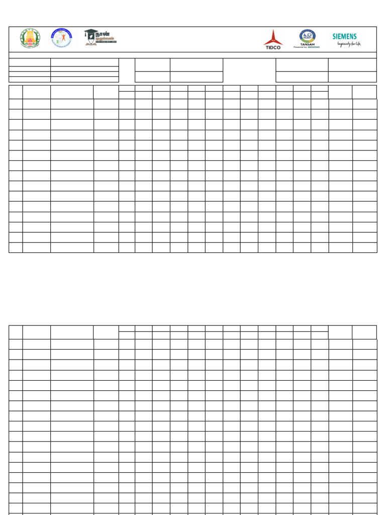 Mendix Attendance Format | PDF