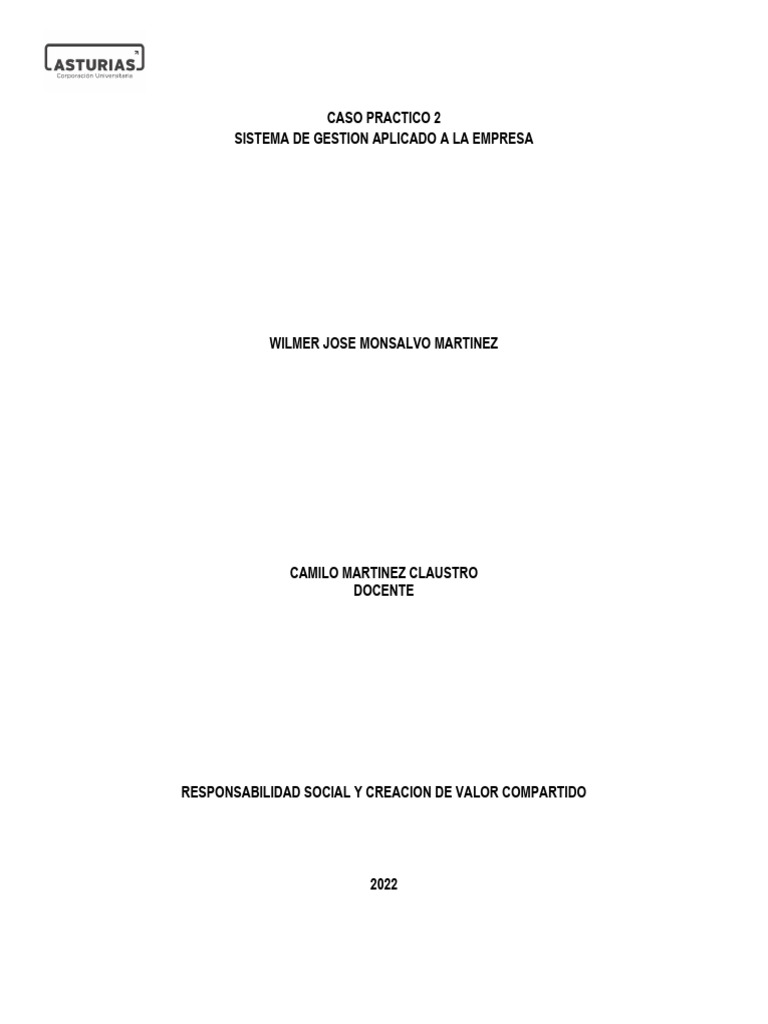 Caso Practico RSE2 - Wilmer Monsalvo | PDF