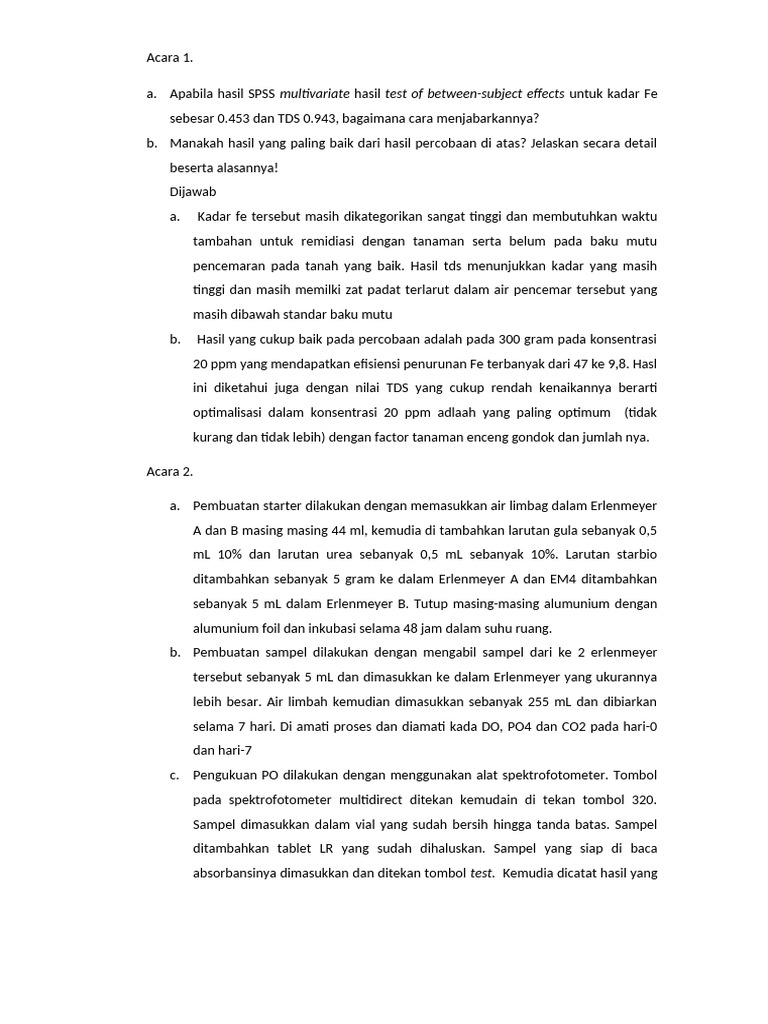 Responsi Mre 170801844 | PDF | Wellness | Science & Mathematics