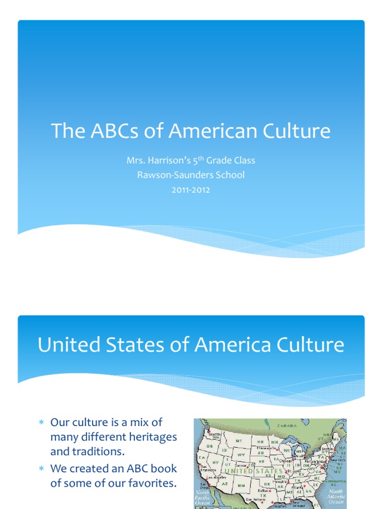 The ABCs of American Culture | PDF