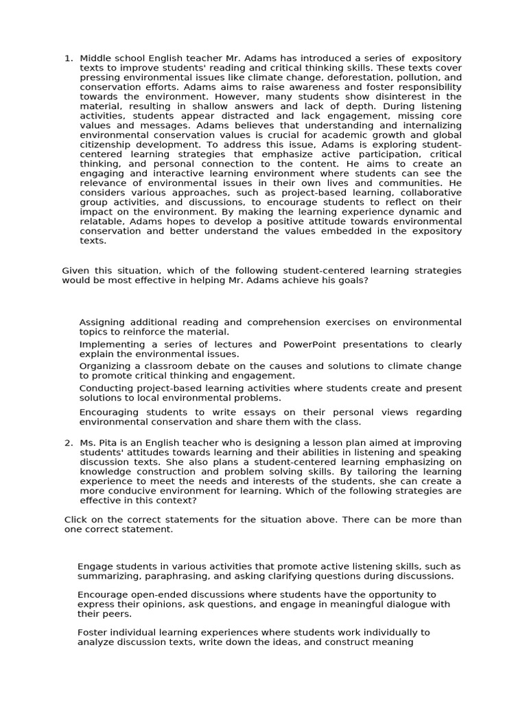 lATIHAN MR ROHIM (AutoRecovered) | PDF | Reading Comprehension | Career & Growth