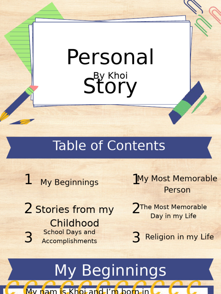 My Personal Story (2) | PDF