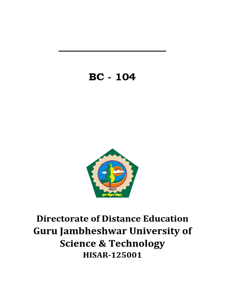 BC 104 Computer Applications in Business | PDF
