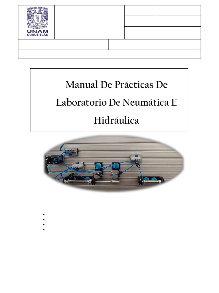 Manual Lab Neumatica Hidraulica 2025-1 | PDF