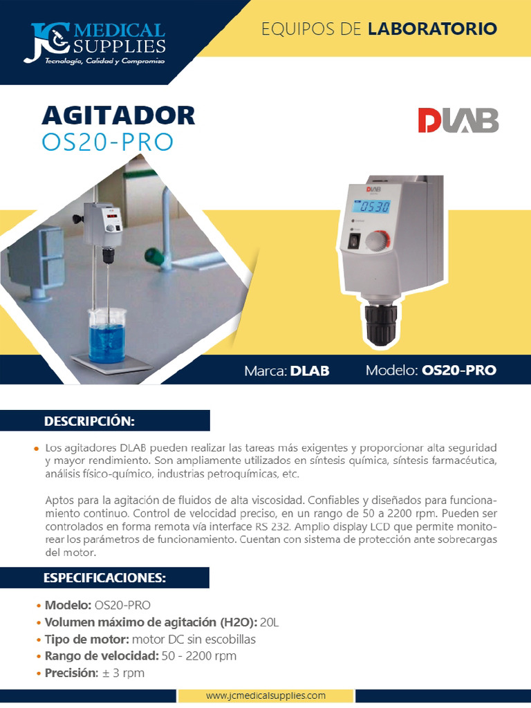 Agitador Os20 Pro | PDF