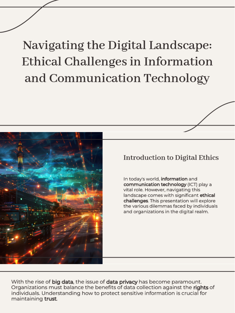 Ethical Challenges in Digital ICT | PDF