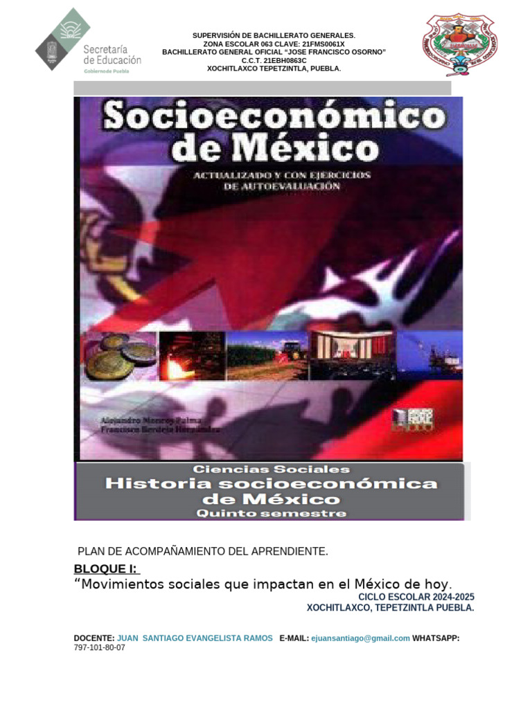 5° Plan de Acompañamiento CS05 S - 1 | PDF | Mexico | Social Science