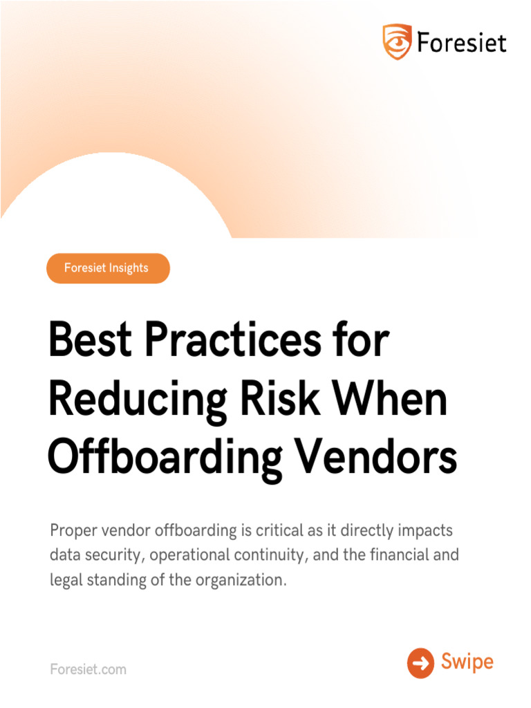 Best Practices For Reducing Risk When Offboarding Vendors 1707327196 | PDF