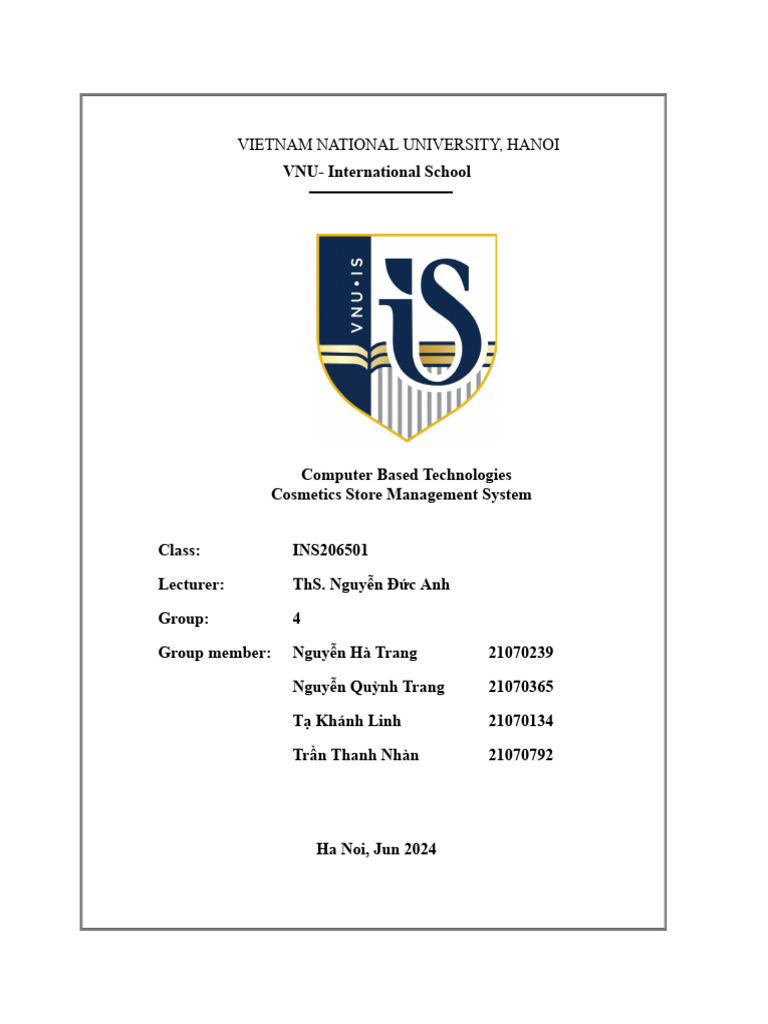 Report-Cosmetic-G4 | PDF