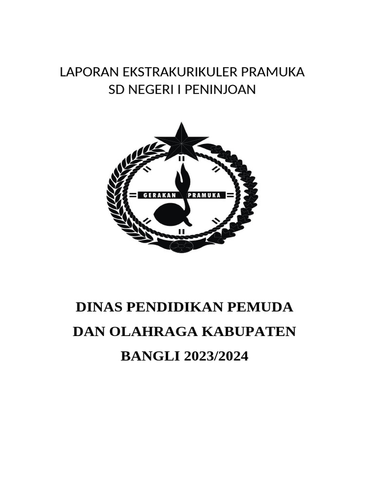 Laporan Ekstrakurikuler Pramuka | PDF