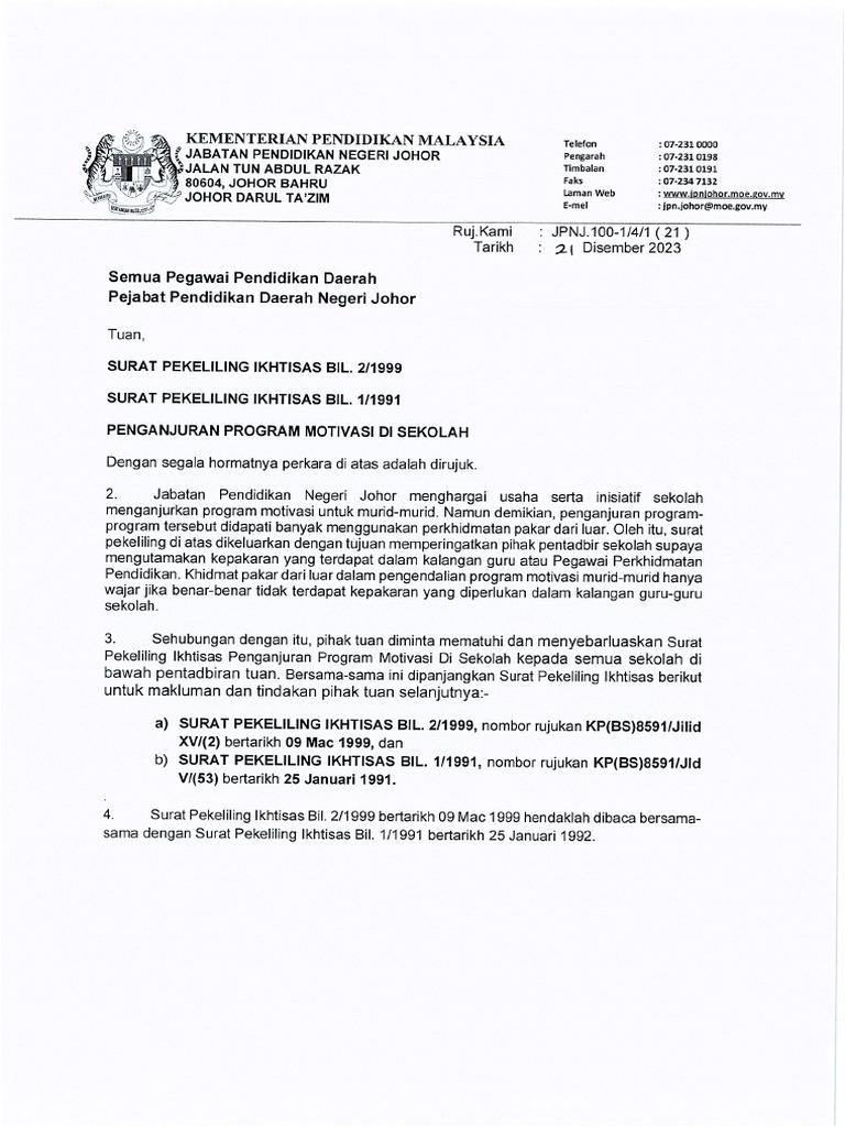 Spi Program Motivasi | PDF