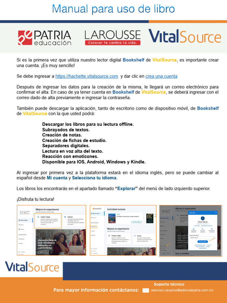 Manual uso libro digital | PDF