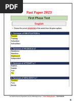 Sample Test Papers JST HST PST | PDF | Mass | Force
