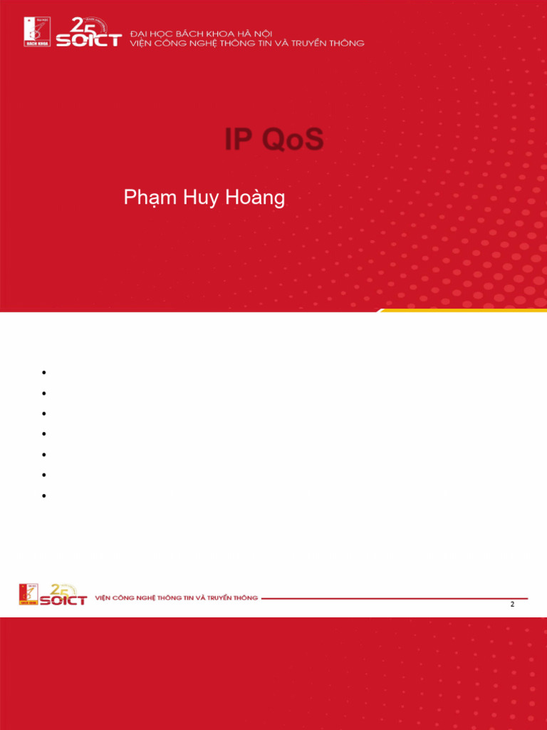 Thiết Kế Mạng IP - Chương 5 - QoS | PDF