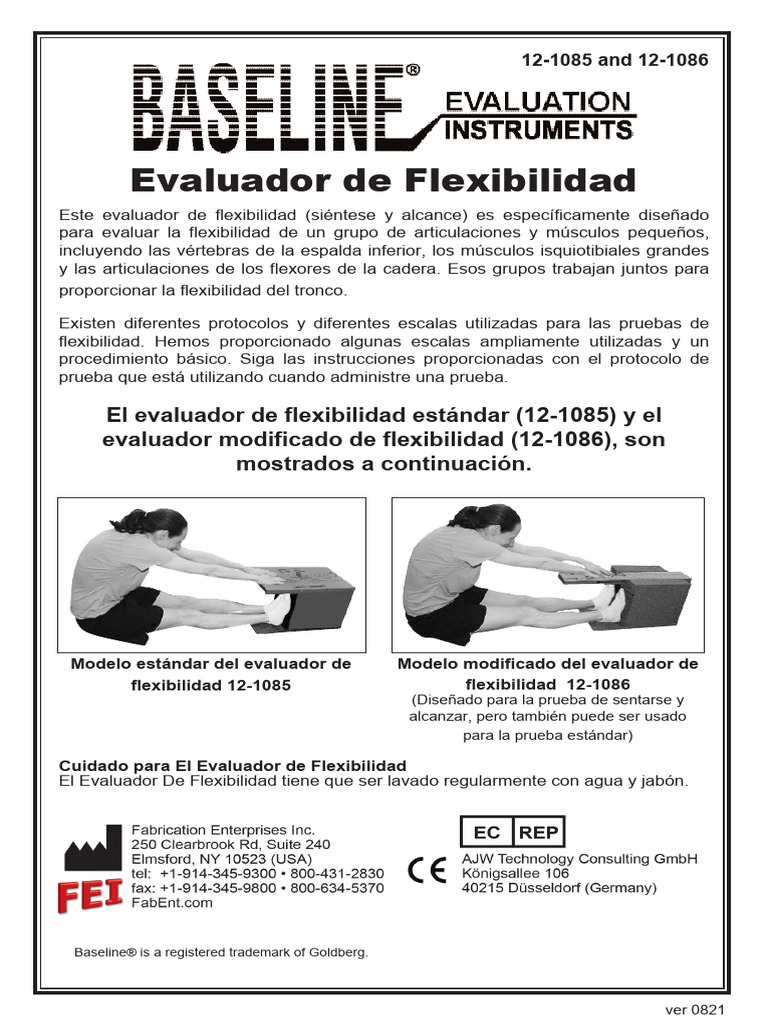 Evaluador de Flexibilidad | PDF