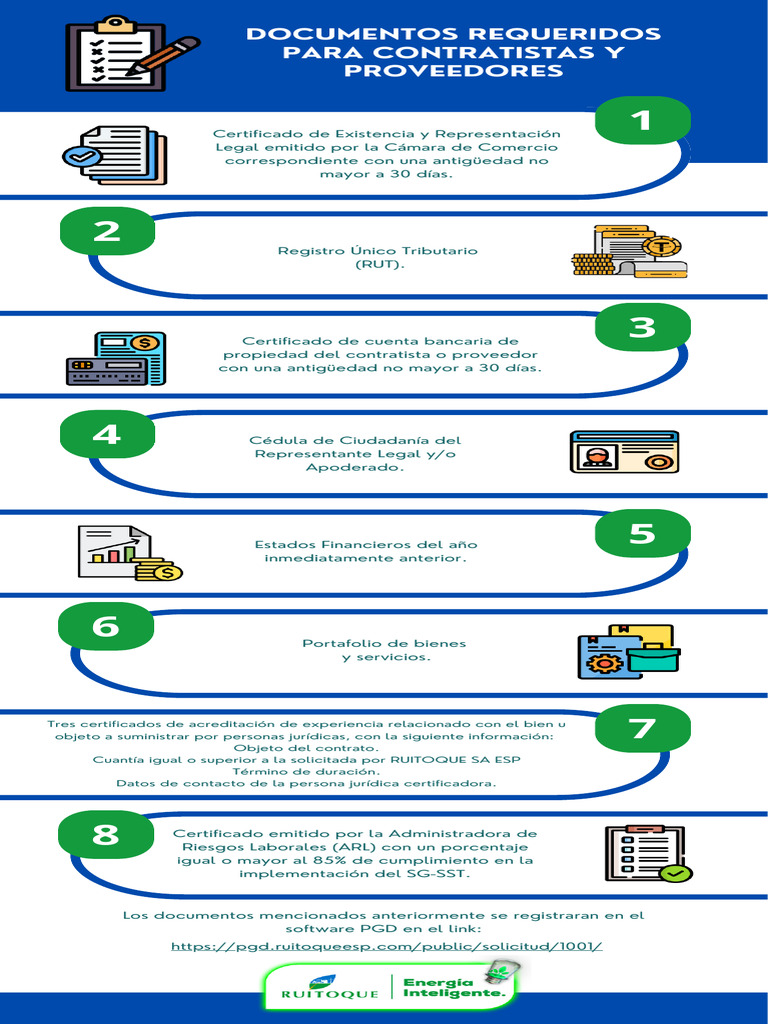 Documentos Requeridos para Contratistas y Proveedores | PDF