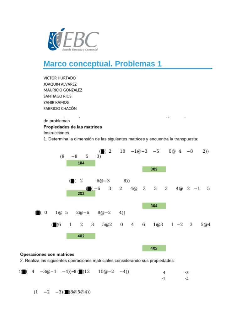 Evaluable 1 | PDF