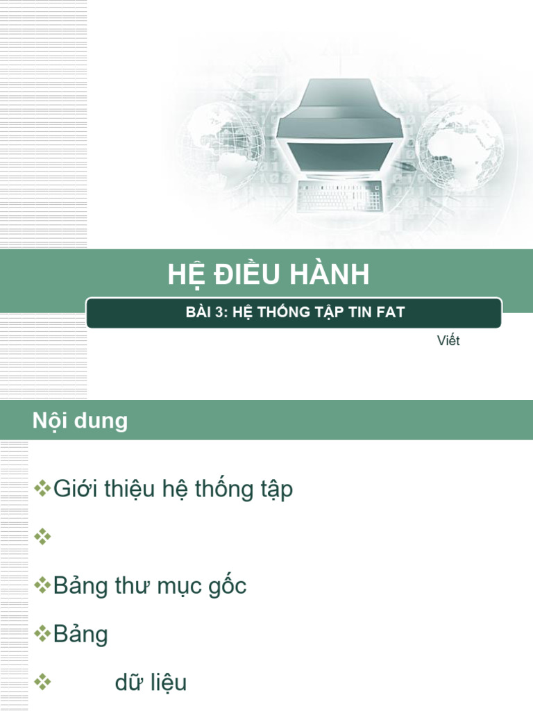 Bai 3 - He Thong Tap Tin FAT | PDF