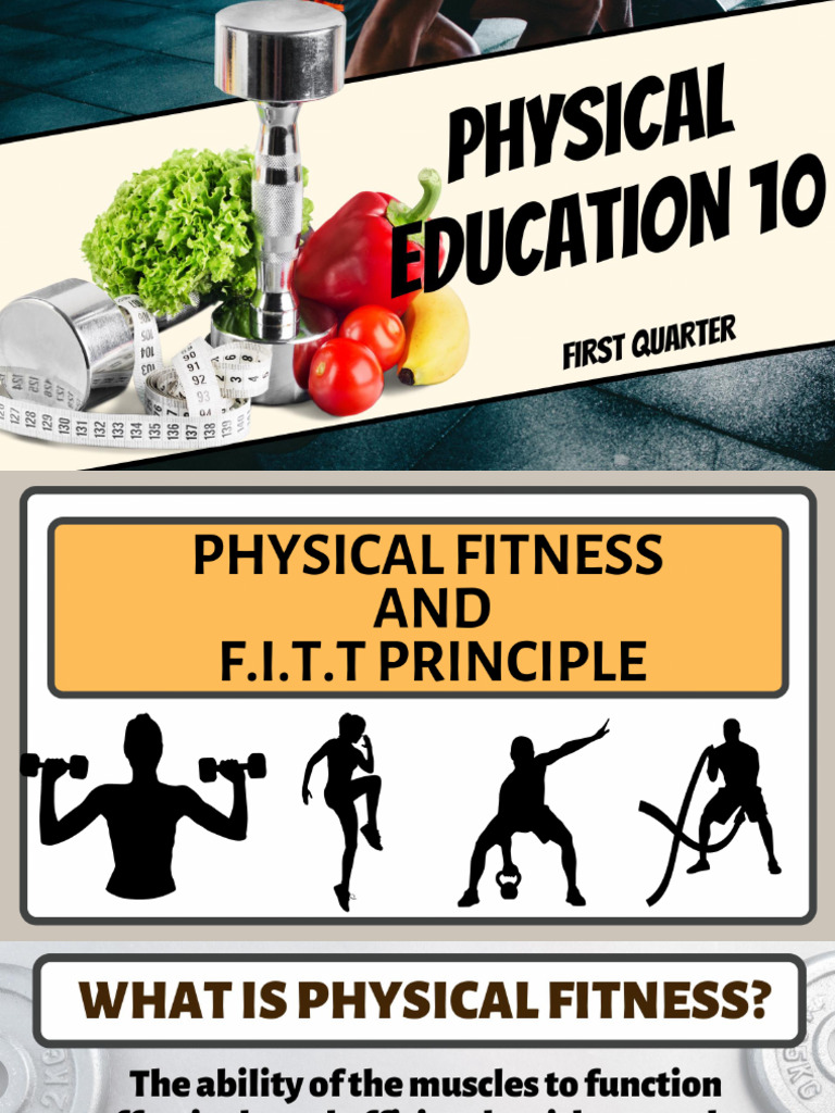 Lesson 1 Physical Fitness and Fitt Principle | PDF
