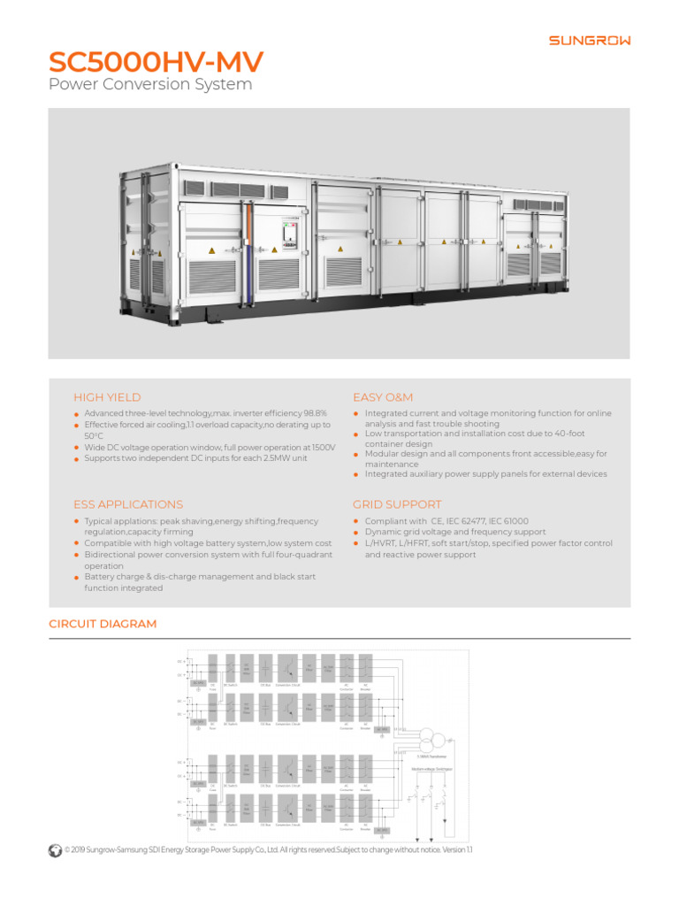 SC5000HV-MV Datasheet | PDF
