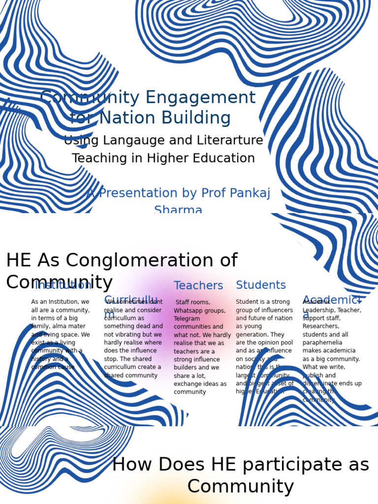 Community Engagement For Nation Building | PDF