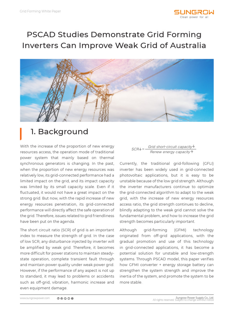 Grid Forming Whitepaper | PDF